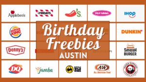 Birthday Freebies Austin 2025 - 115 Restaurants, More